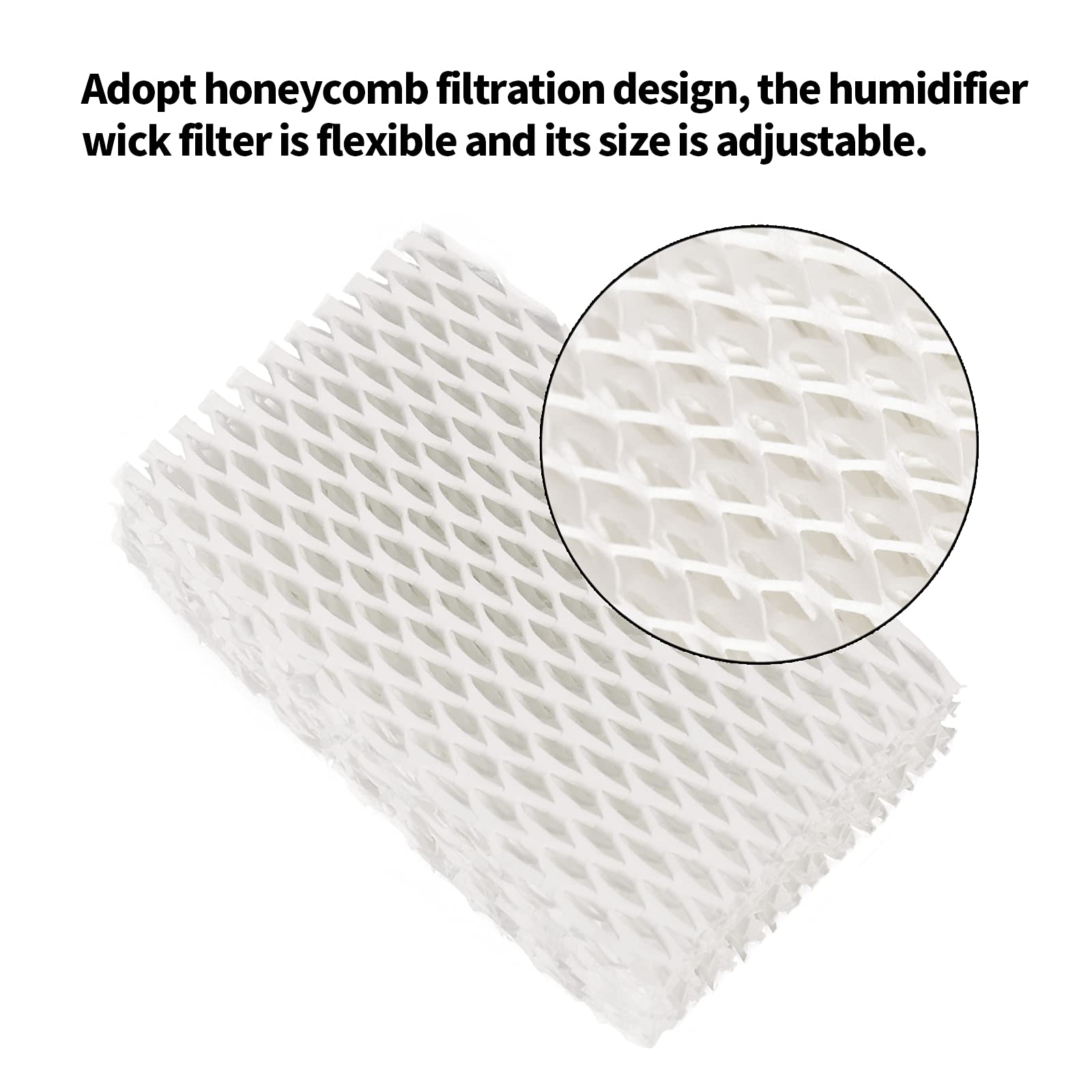 KingBra 4Pcs Humidifier Wicking Filters Replacement Filter Compatible with Relion WF813 ReliOn RCM-832
