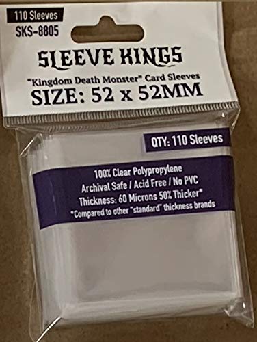 Kingdom Death: Monster revised for season 2 Compatible Sleeve Bundle (8805 X 4 + 8808 X 7 + 8831 X1 + 8833 X1) Sleeve Kings