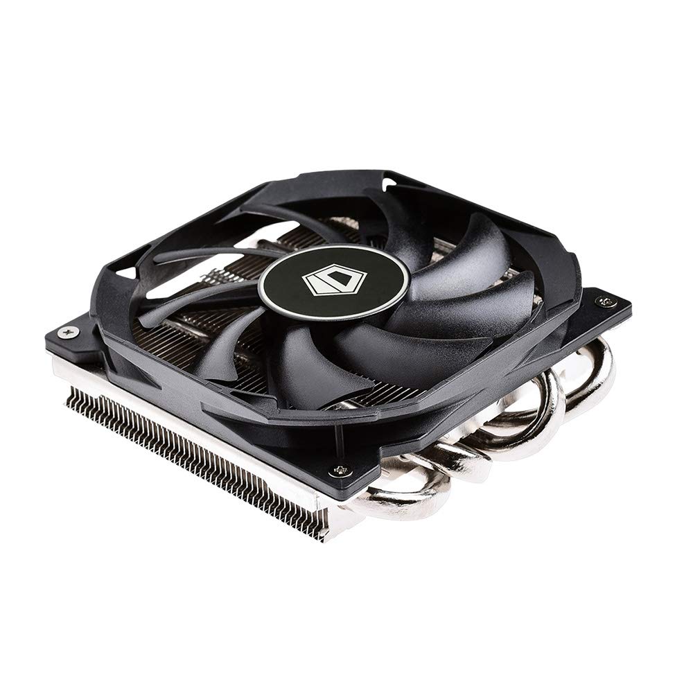 ID-COOLING IS-30 30mm Height Mini-ITX Low Profile Cooler with 92x92x12mm Slim Big Airflow Fan, Black Color Theme, AM4 and LGA115X, TDP 95W