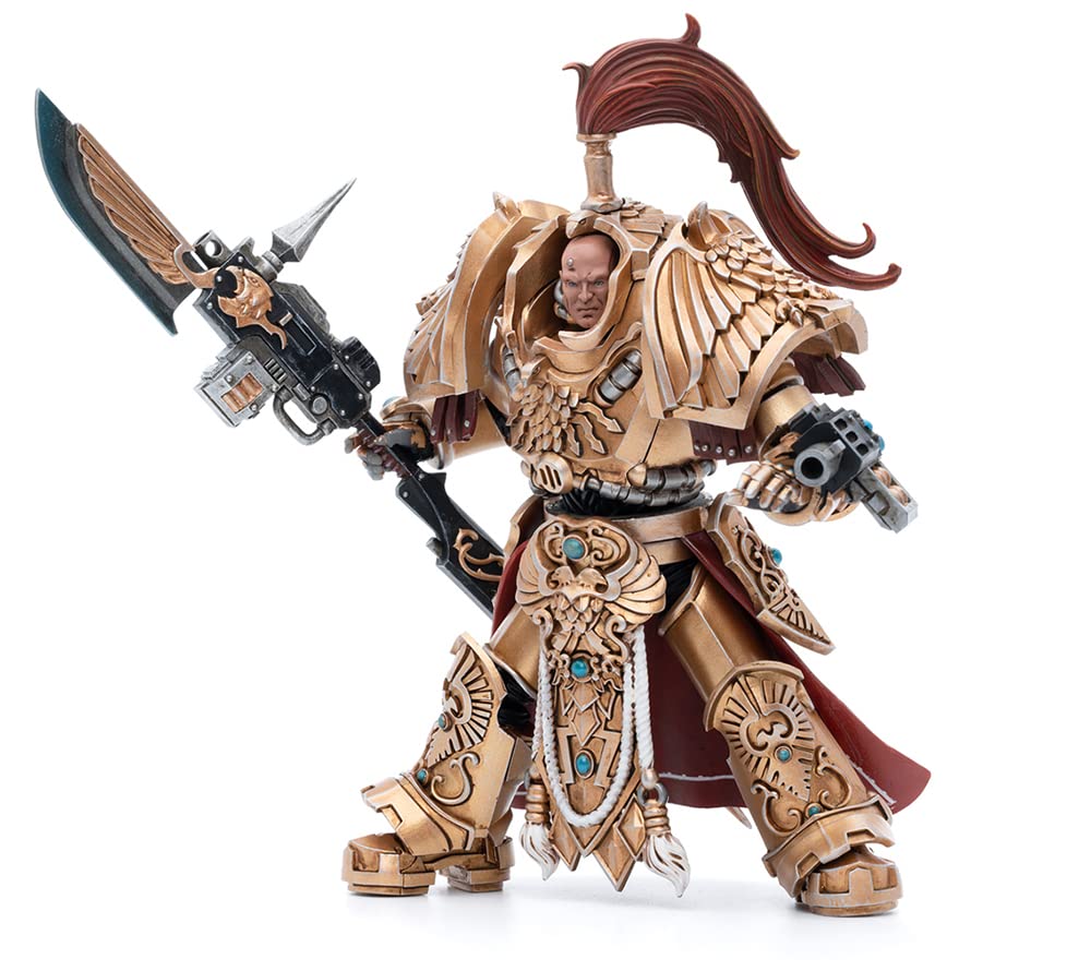 HiPlay JoyToy Warhammer 40K Adeptus Custodes Shield-Captain in Allarus Terminator Armour Hydon Seronis 1:18 Scale Collectible Action Figure