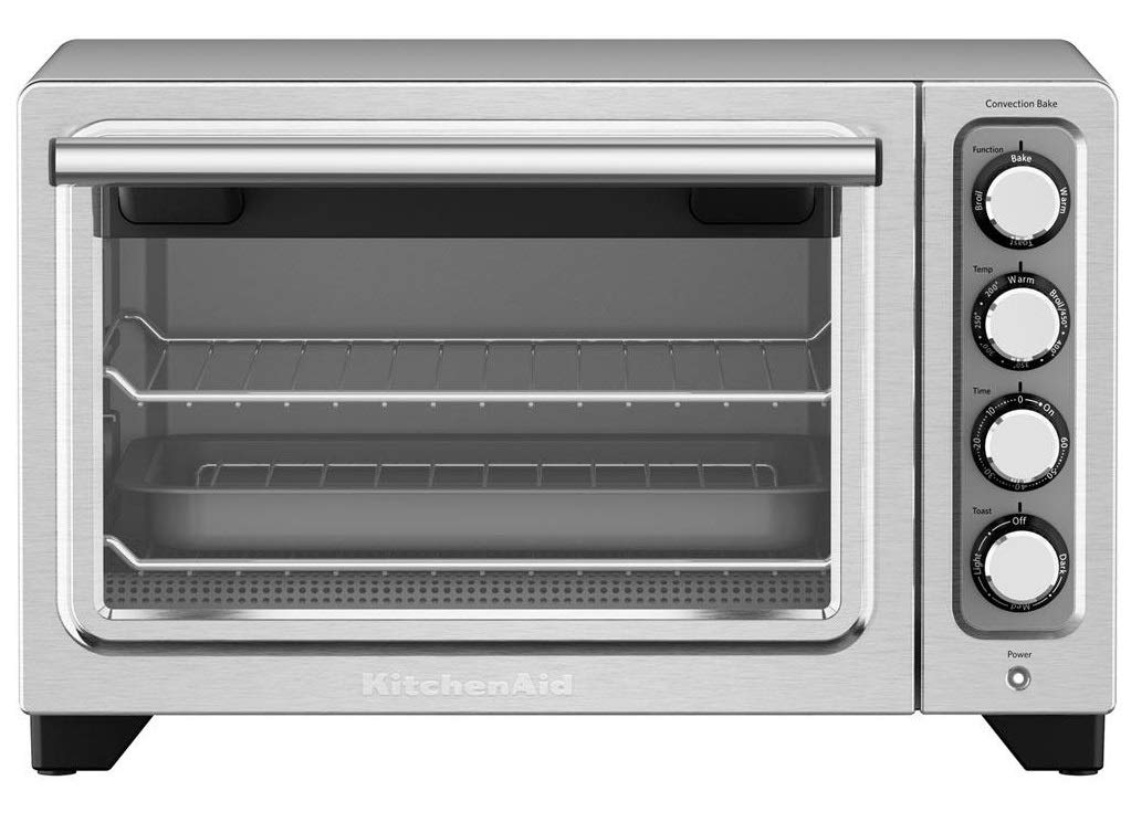 KitchenAid 12-Inch Compact Convection Countertop Oven - Stainless Steel KCO253Q2SS