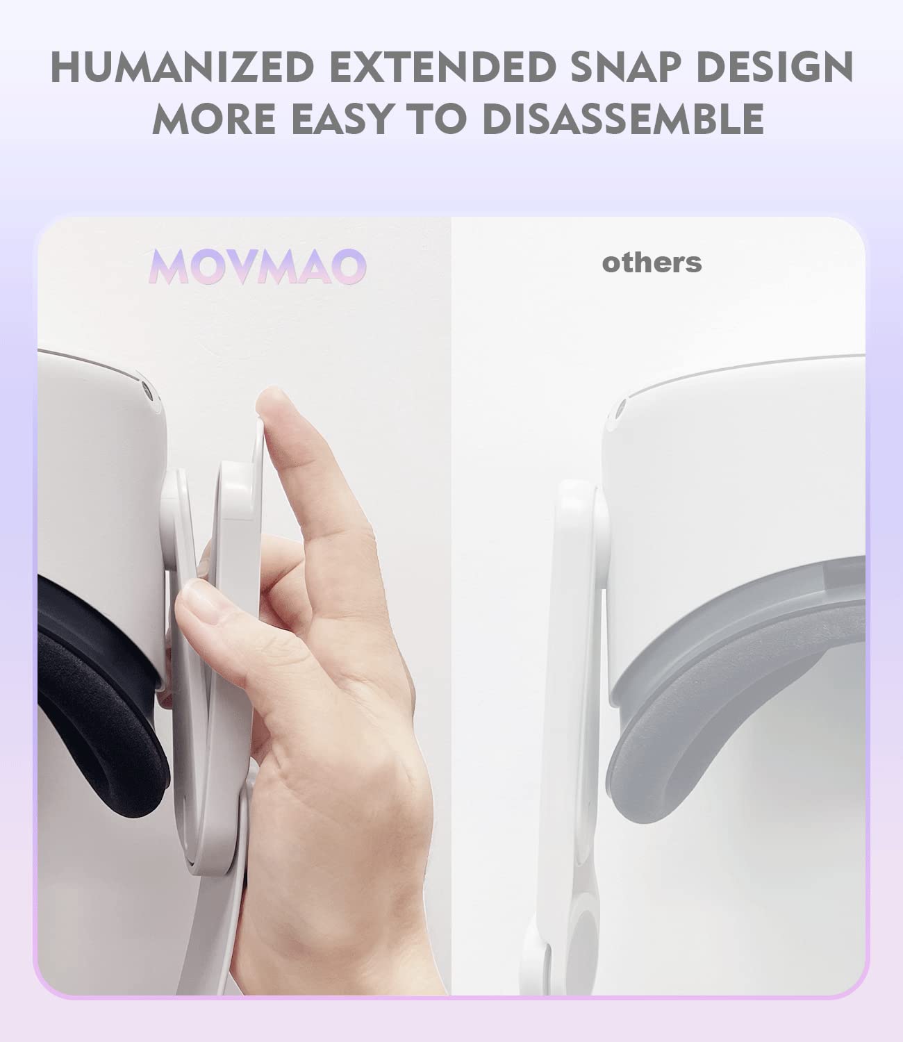 MOVMAO Adjustable Head Strap Elite Strap Accessories Upgraded Version Extended Buckle Design, Enhanced Support and Comfort for Adults and Kids
