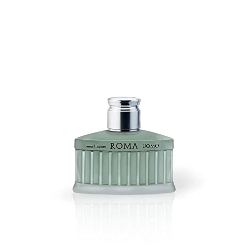 Laura Biagiotti - Roma Uomo Cedro - Sweet & Bitter Scent - Top Notes of Geranium, Vanilla, and Cascalone, 2.5 oz Eau de Toilette for Men