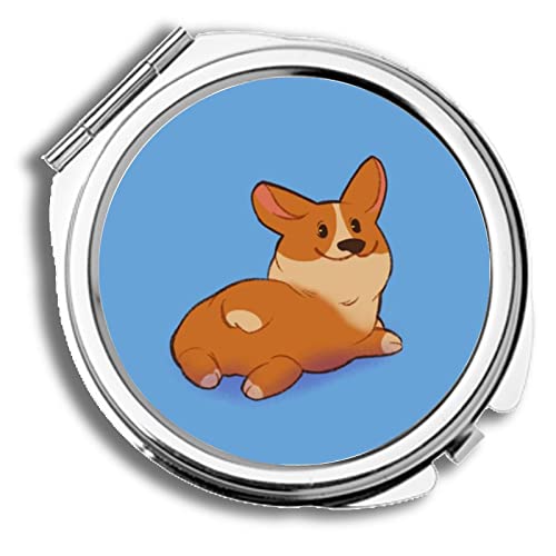Loving Metallica Make-up Mirror Printing Yellow Puppy Cute