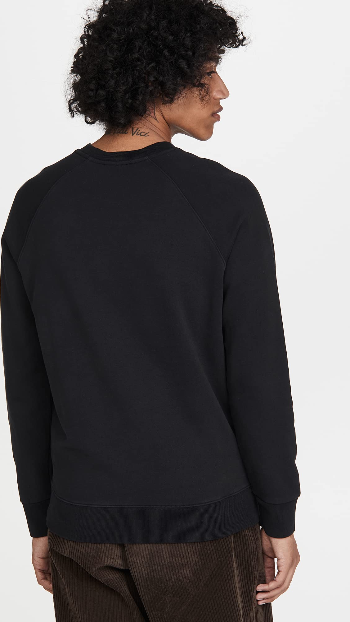 Maison Kitsune Men's Fox Head Patch Classic Sweatshirt, Ecru, Off White, S