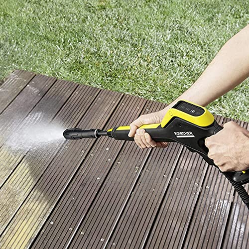 Karcher K 5 Premium Full Control Plus 2100 PSI TruPressure Electric Power Induction Pressure Washer with LCD Full Control Spray Gun + 3-in-1 Multi-Jet Spray Wand & Hose Reel β 1.4 GPM