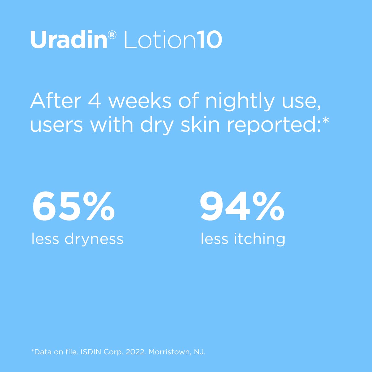 ISDIN Body Lotion Uradin10, 24 Hour Intense Hydration, 10% Urea, Fast Absorbing, Dermatologically Tested, 13.5 Fl Oz