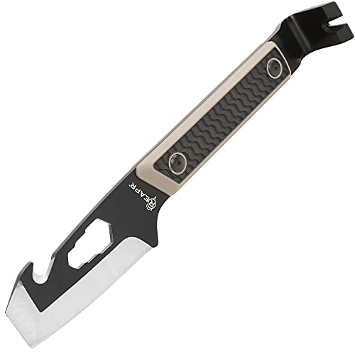 REAPR 11015 Versa TAC Wrecking Bar, Tactical Multitool Pry Bars for Demo, EDC, and Survival Gear, Nail Puller Tool w/Ripper Hook, 4" Blade Head, and More