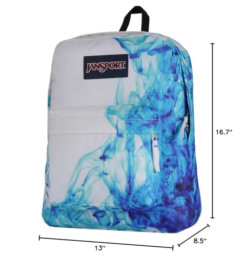JanSport Unisex SuperBreak Multi Blue Drip Dye Backpack