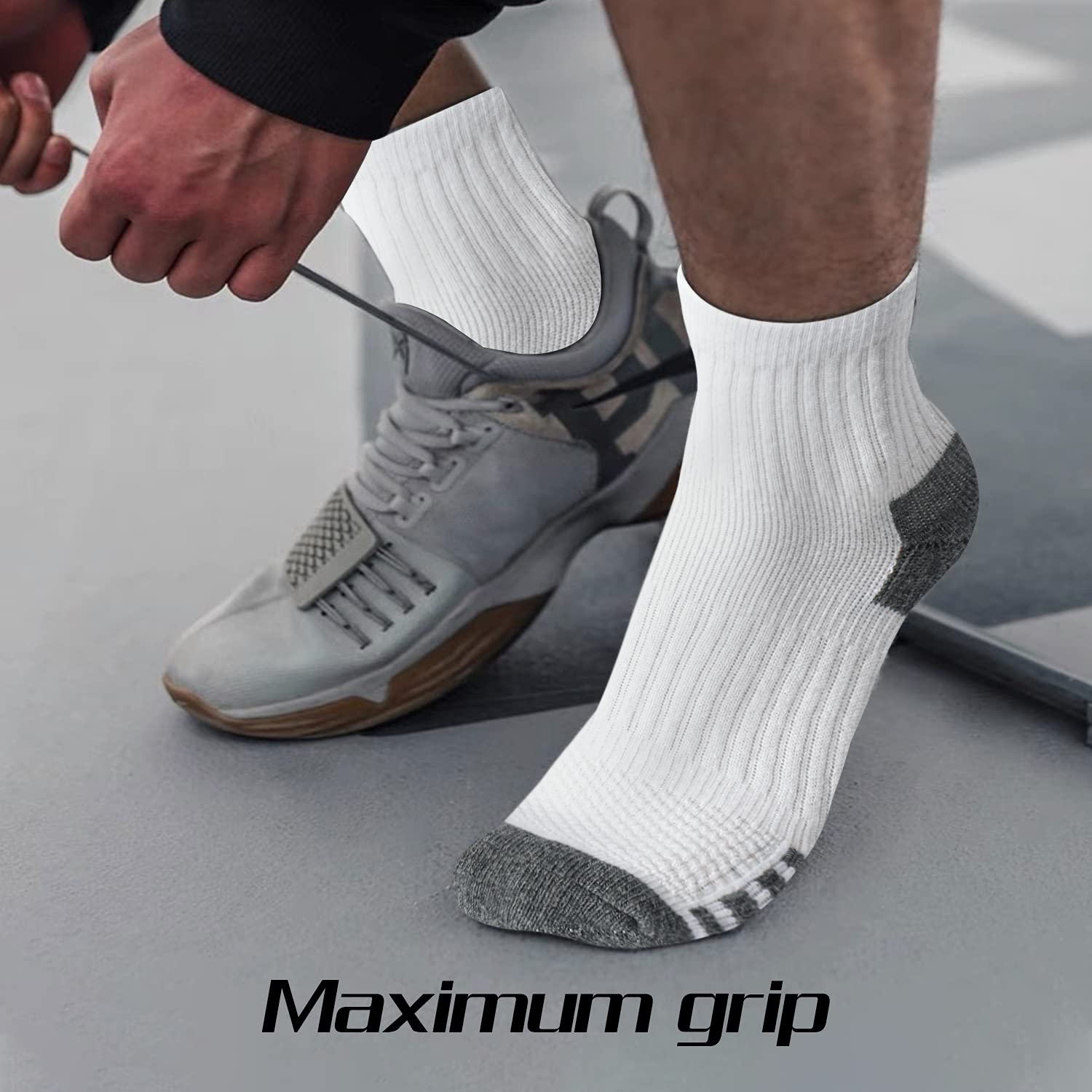 Iseasoo Copper Compression Socks for Men & Women Circulation-Ankle Plantar Fasciitis Socks Support for Athletic Running