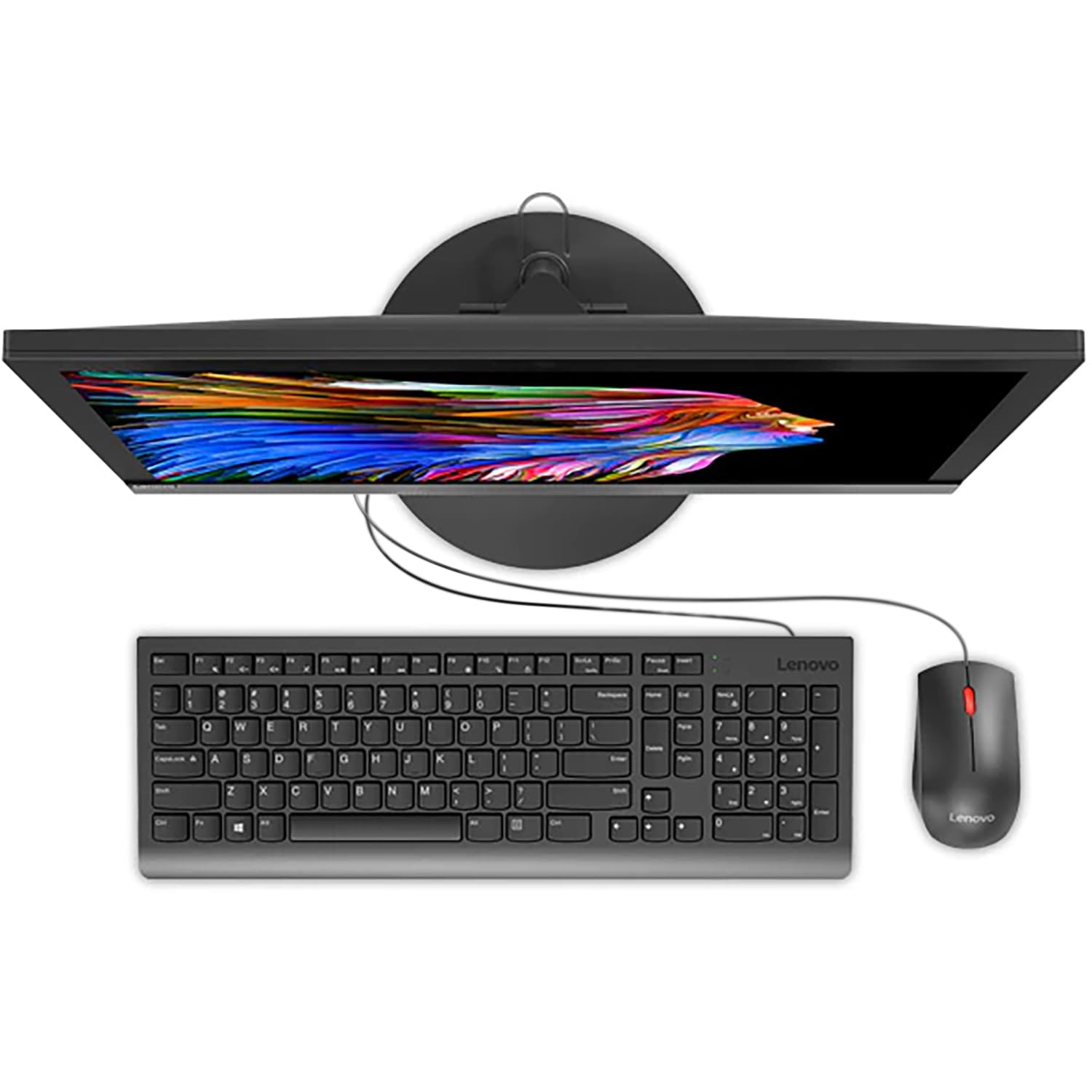 Lenovo V130 AIO 19.5" WXGA+ Business All-in-One Desktop Computer, Intel Celeron J4025, 8GB DDR4 RAM, 1TB SSD, DVDRW, WiFi, Bluetooth, Keyboard and Mouse, Windows 11 Pro, BROAG