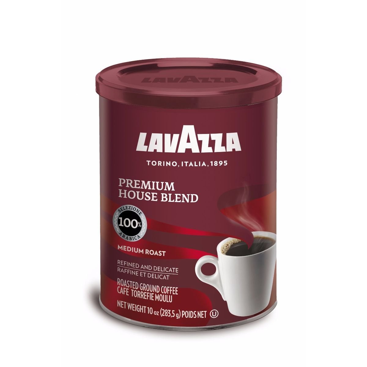 Lavazza Premium House Blend Coffee, 10-Ounce (Pack of 2)