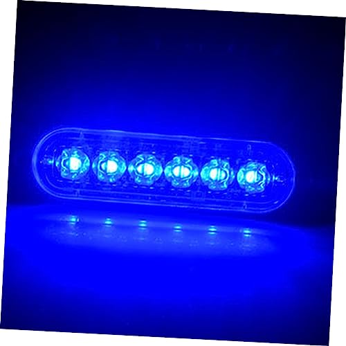 SUPVOX 2pcs marker lights for trucks trailer side marker lights Light for Truck Light for Camper police light bar LED trailer marker lights LED trailer lights headlights car abs