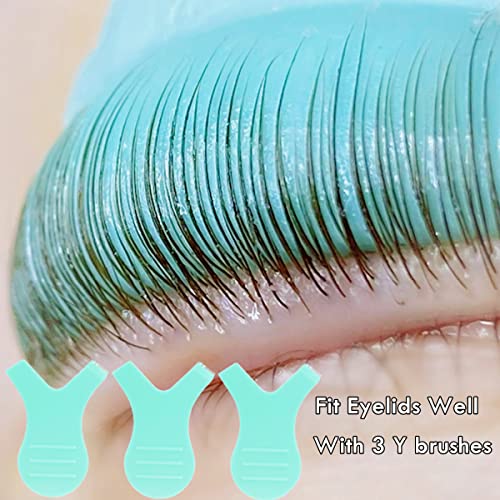 Lash Lift Pads,DIY Eyelash Lift Pads,Eyealsh Perm Rods, Lash Lifting at Home 10 Pcs Sky Blue Pads 5 Size SMM1M2L Reusable Soft Silicone Shields
