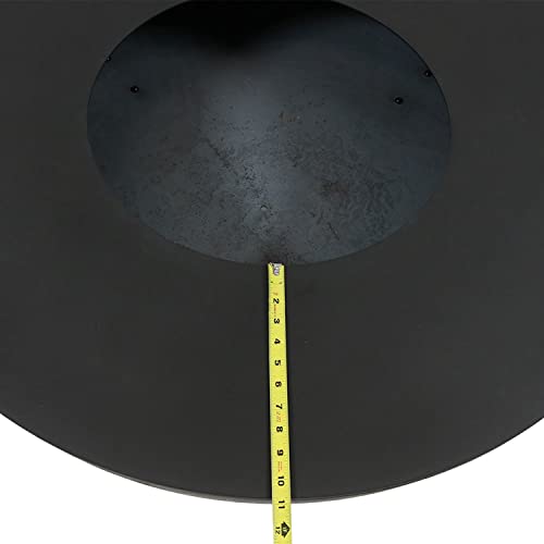 Sunnydaze 40-Inch Cast Iron Fire Pit Bowl with Cooking Ledge - Wood Burning