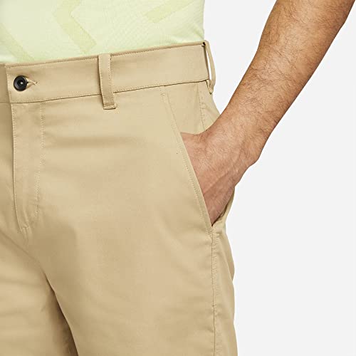 Nike Dri-FIT UV Men's 9" Golf Chino Shorts (as1, Numeric, Numeric_34, Regular, Regular, Parachute Beige)