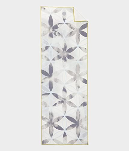 Manduka Repreve Yogitoes Yoga Mat Towel White Light 71"