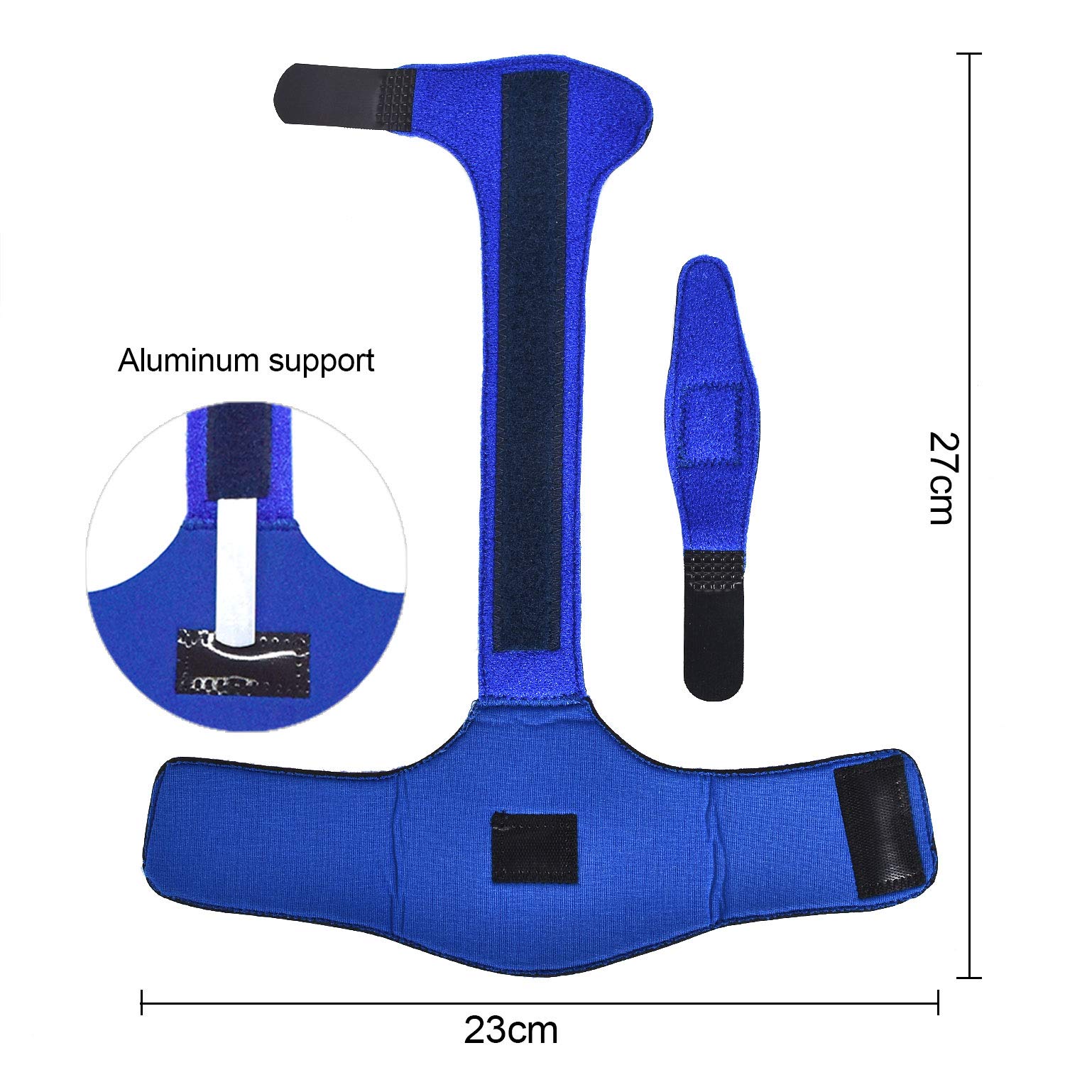 KuKiMa Finger Extension Splint, Medical Aluminum Support Trigger Finger Sprains Wounds Fingers Injuries Strains Mallet Finger Pain Relief Adjustable Extension Splint Fits All Fingers