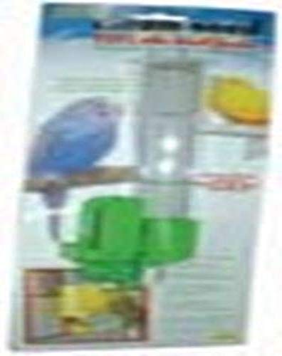 JW Pet Company Clean Seed Silo Bird Feeder Bird Accessory, Tall (Colors Vary)