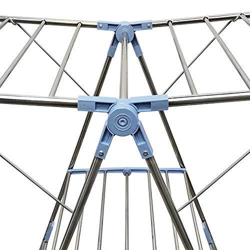 TimmyHouse Clothes Drying Rack Folding Collapsible Clotheslines Laundry Hangers