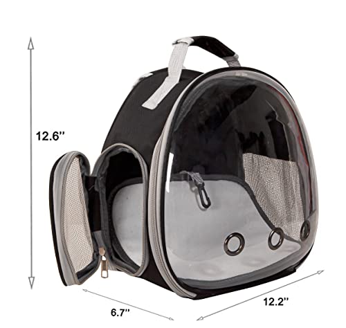 XZKING Guinea Pig Carrier Cage, Clear Breathable Small Animal Carrier for Bird Bunny Bearded Dragon Rat Hamster