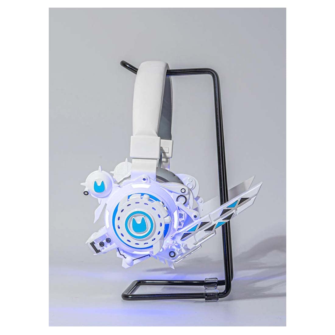 Punk Mask Headset, Led Light Cosplay Mask Props for Men Women Boys Girls, Halloween Christmas Party Type A