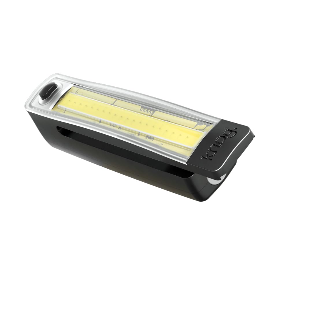 KNOG Plus Free Light - USB Rechargeable Handsfree Lights for Night Running, Cycling, Road Safety, Translucent