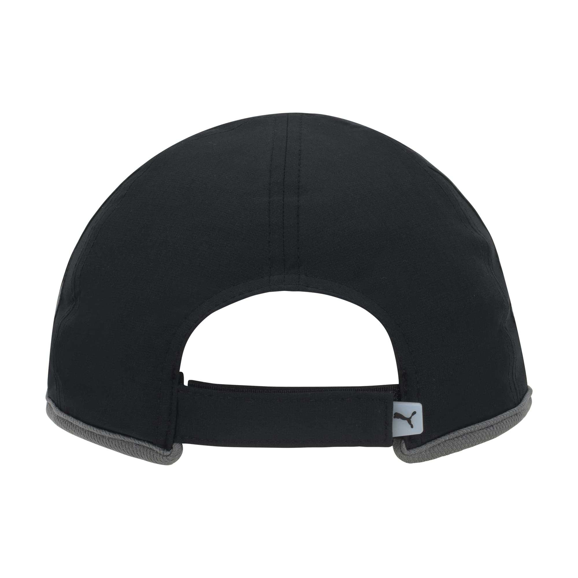 PUMA Unisex Everyday Performance Adjustable Strapback Baseball Hat (Black/Grey)