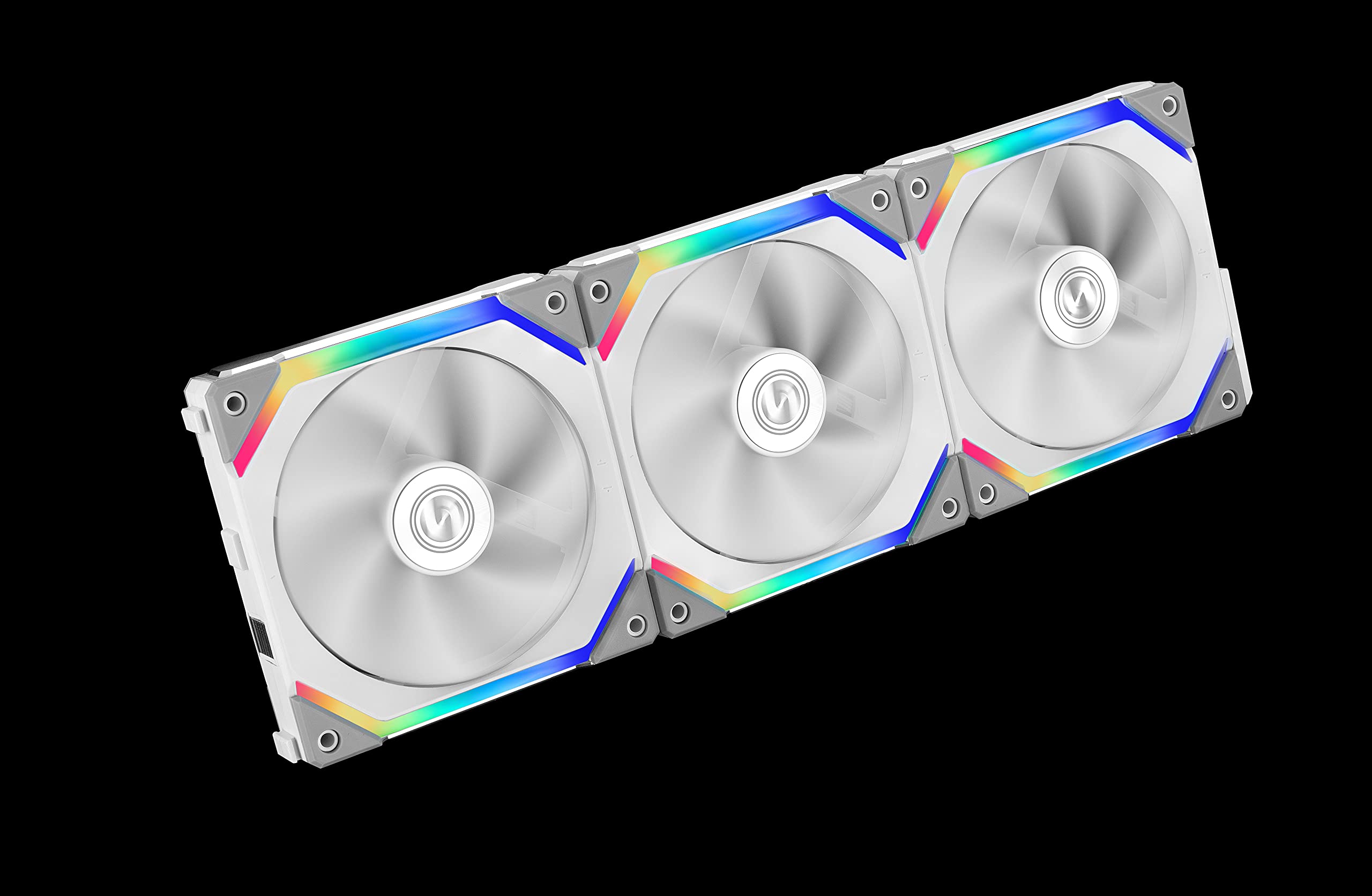 Lian Li UNI Fan SL120 5 Pack White - with Controller (ARGB 120mm LED PWM Daisy-Chain)