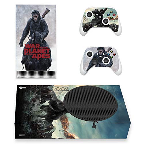 Mokey Plannet Movie Game Console Series S Console and Controller Skin Set, Skin Wrap Decal Kit