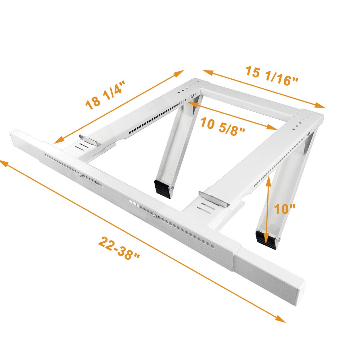 Jeacent Universal Window Air Conditioner Support Bracket No Drilling ,No Tools, Heavy-Duty Window AC Bracket Supports Up to 200lbs, Fits Single or Double Hung Windows