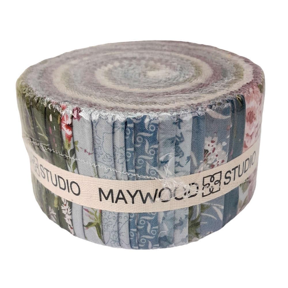 Jelly Roll Fabric Strips for Quilting - Precut 2.5 x 44 Inch 40 Pieces - Lovely Bunch