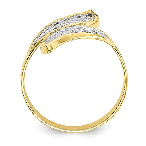 IceCarats 10K Yellow Gold Antique Filigree Ring Size 6