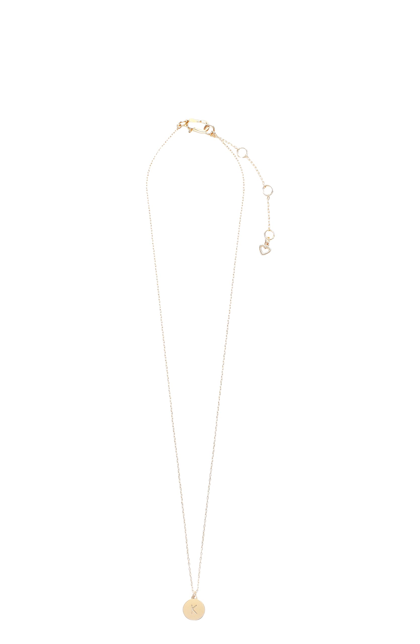 Kate Spade New York K Mini Pendant, Gold