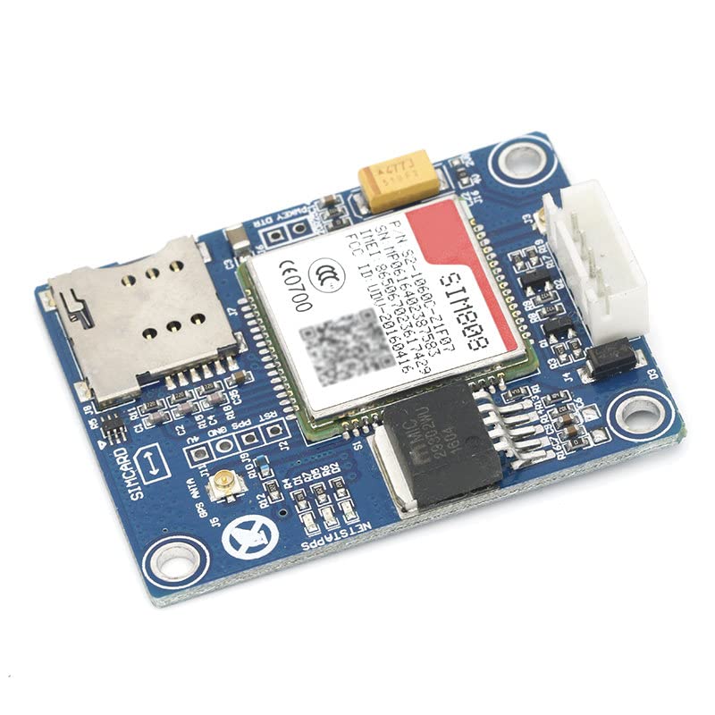 SIM808 Module GSM GPRS GPS Development Board IPX SMA with GPS Antenna Raspberry Pi Support 2G 3G 4G SIM Card