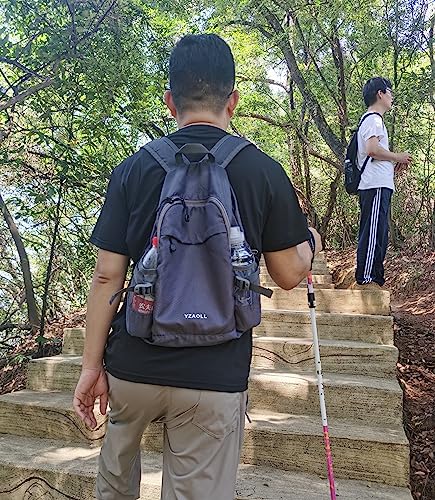 YZAOLL 20L Lightweight Packable Hiking Backpack,Small Hiking Backpack Day Pack for Women Men Travel Camping Vacation,Black