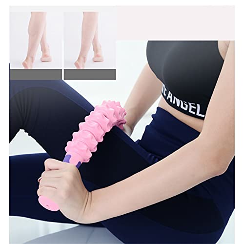 LUYIYI Flexible Gear Massage Stick Relax Roller Calf Muscle Relaxation Stick Massager Fascia Meridian Stick