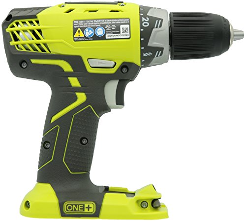 Ryobi P208 One+ 18V Lithium Ion Drill/Driver with 1/2 Inch Keyless Chuck (Batteries Not Included, Power Tool Only)