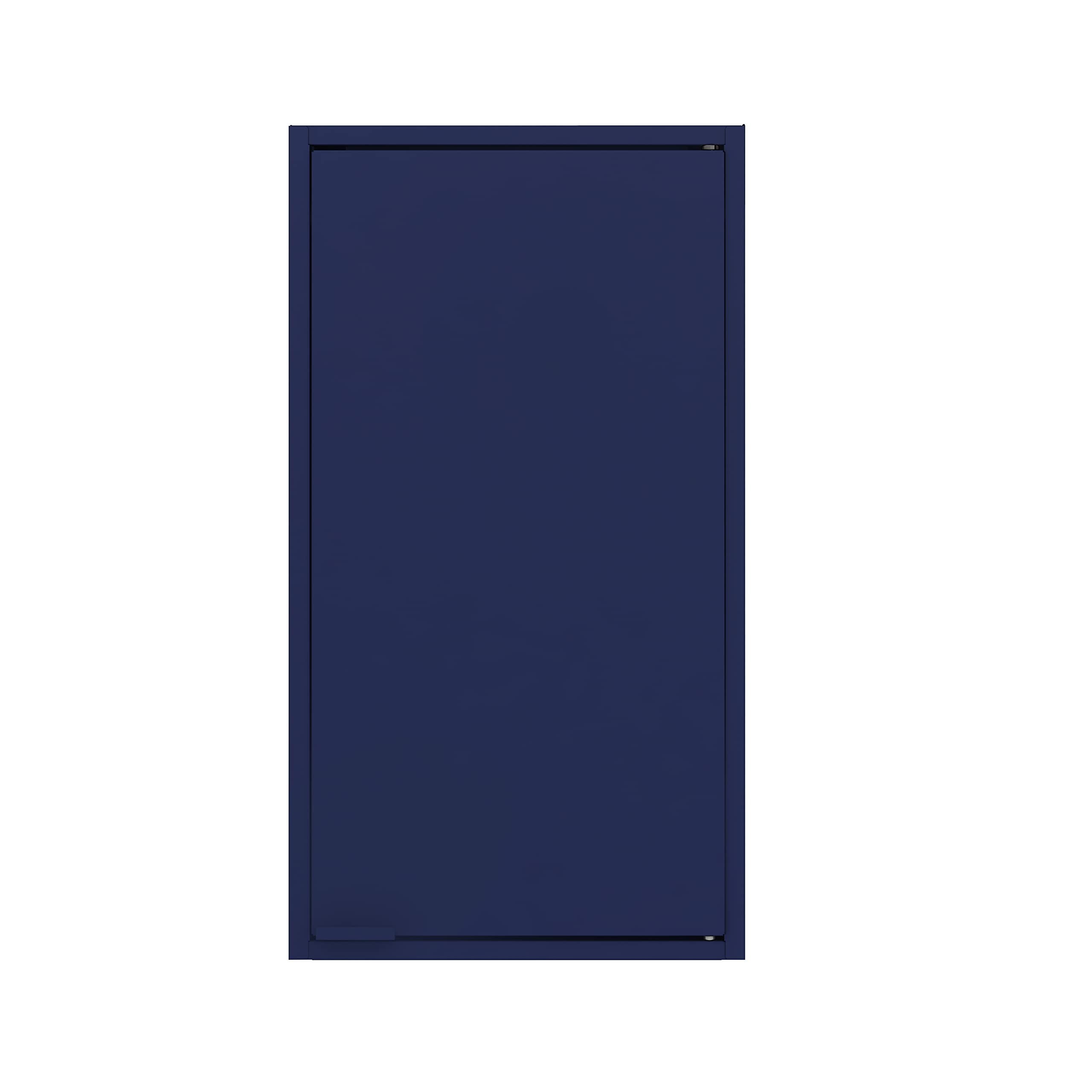 itbe Easy Fit Ready-to-Assemble Multipurpose One Door Wall Steel Cabinet Space Organizer (Blue)