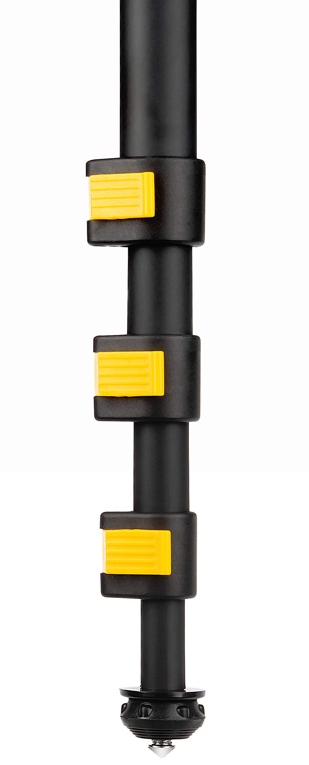 KODAK PhotoGear 72” Portable Monopod | 21”-72” Lightweight Aluminum Monopod | 4-Section Flip Lock Adjustment, Smartphone Adapter, Rubber Foot with Retractable Spike, Wrist Strap & Bonus E-Guide & Case