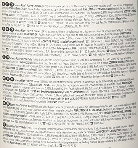 Hills Science Plan Puppy Healthy Development 12x370g Chicken (Wet)