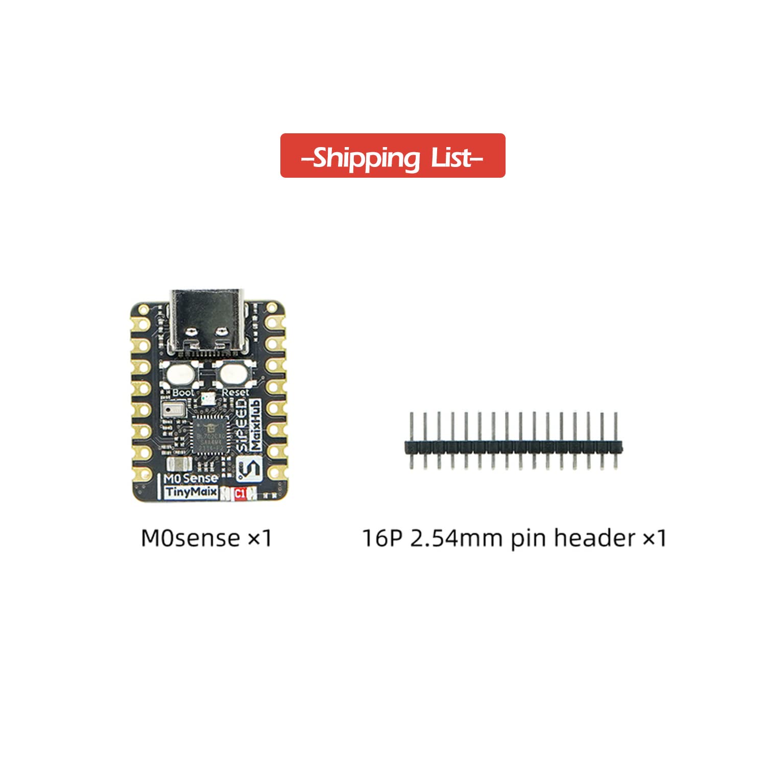 Sipeed M0sense tinyML RISC-V Tiny fingertip AIOT Development Board Based on 32 bits RISC-V BL702 MCU with FPU Onboard 132KB RAM 192KB ROM 512KB Flash 2Mbps BLE and Bluetooth 5.0 Support FreeRTOS