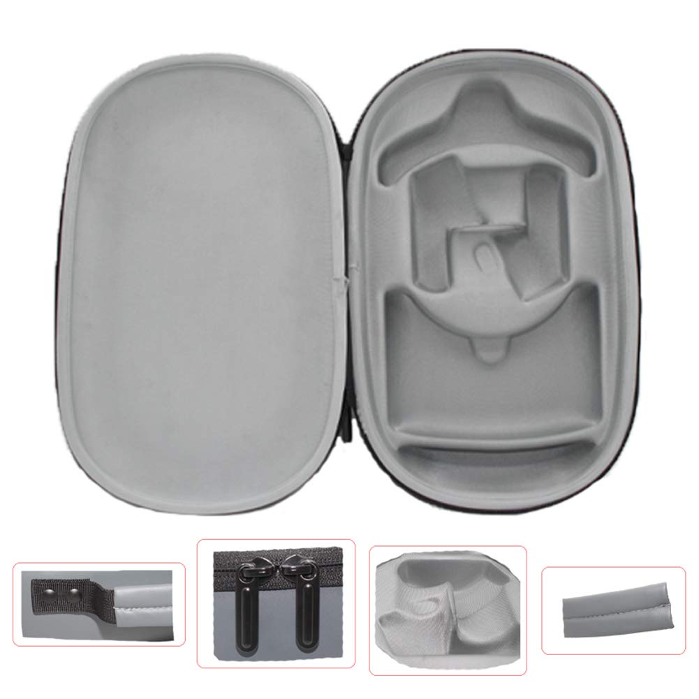 Kathleen0 Carrying Travel Case for O.culus Q uest VR 2Gaming Headset, Shockproof Water Resistance EVA Hard Storage Bag VR Accessories