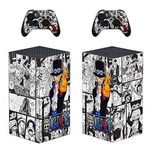 KAJAL MANI Vinyl Skin Sticker Decal Wrap for X-box-One-Series X Console Skin Set Navy Anime