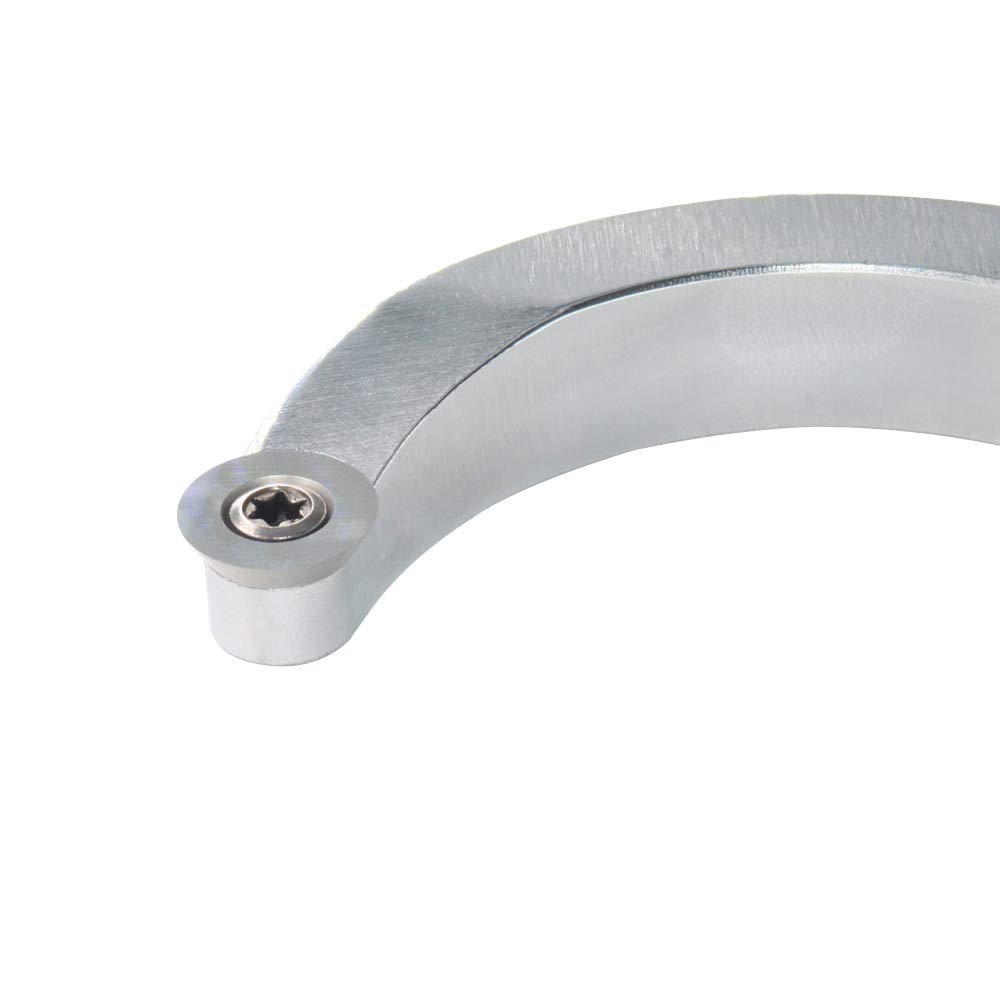 Swan Neck Hollower Carbide Tipped Wood Turning Tools Bended Lathe Chisel Tool Bar with Ci3 12mm Round Carbide Insert Cutter for Wood Hobbyist or DIY or Carpenter,19.68Inches