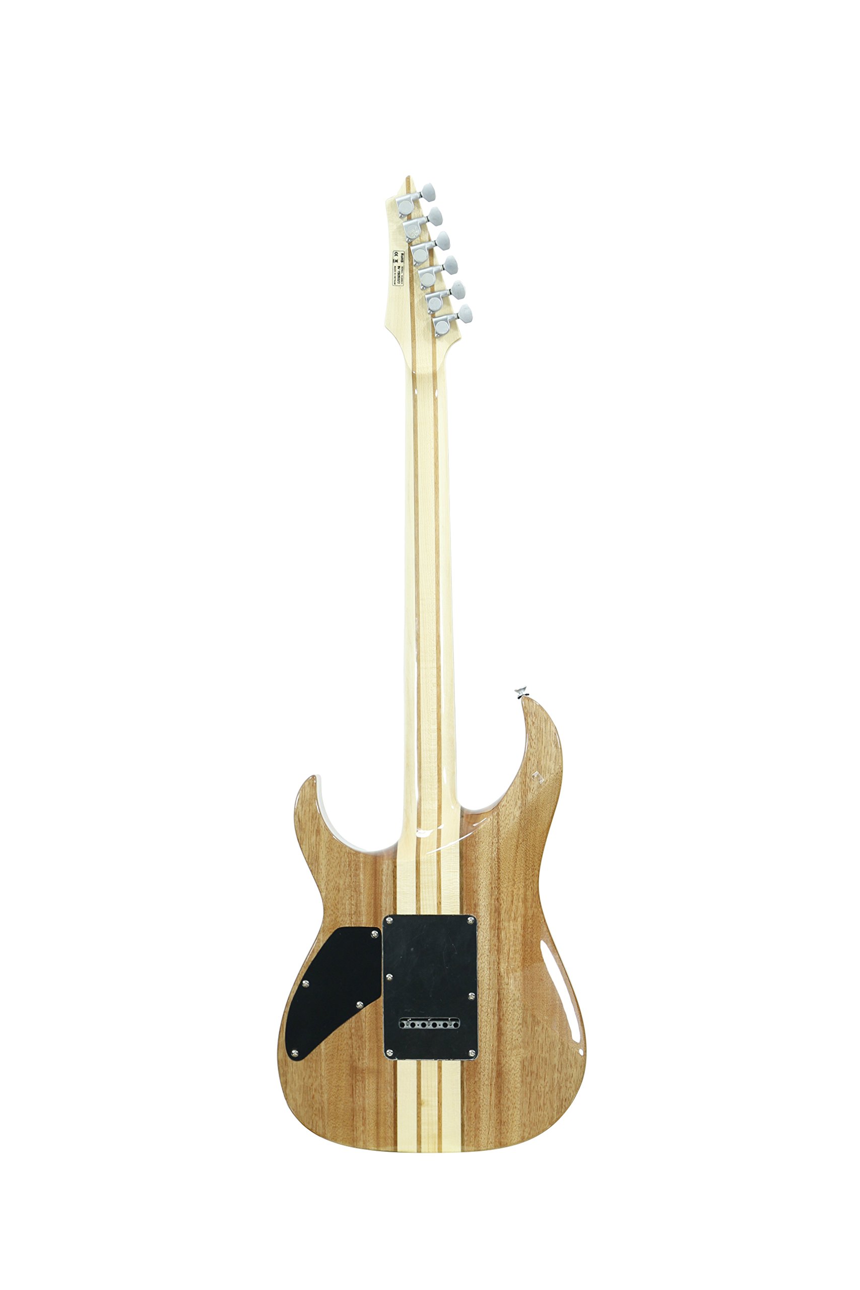 IYV 6 String ISSY-200NA Strat Solid-Body Electric Guitar, Natural, Right