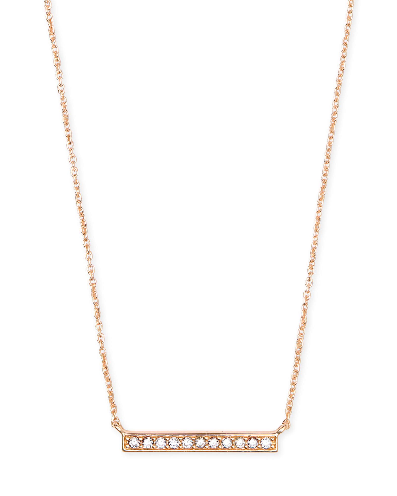 Kendra Scott Addison Pendant Necklace for Women, Fashion Jewelry, 14k Rose Gold-Plated