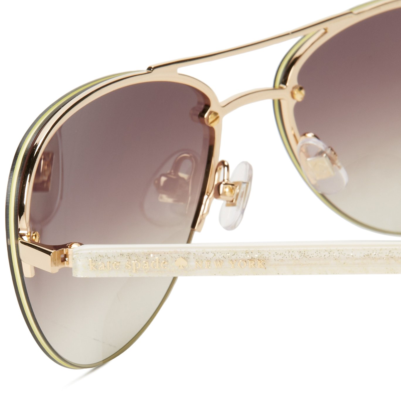 Kate Spade New York Women's Round Fashion Sunglasses, Rose Gold, One Size