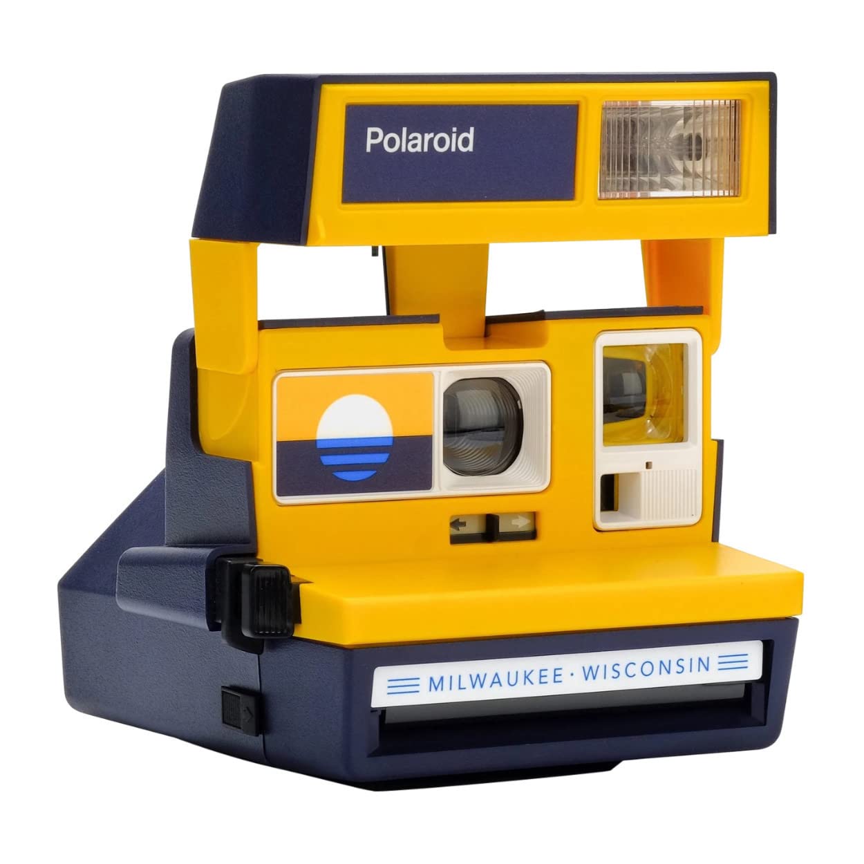 Polaroid 600 Instant Film Camera (Milwaukee Flag) Bundle with B&W Film and Film Kit (3 Items)