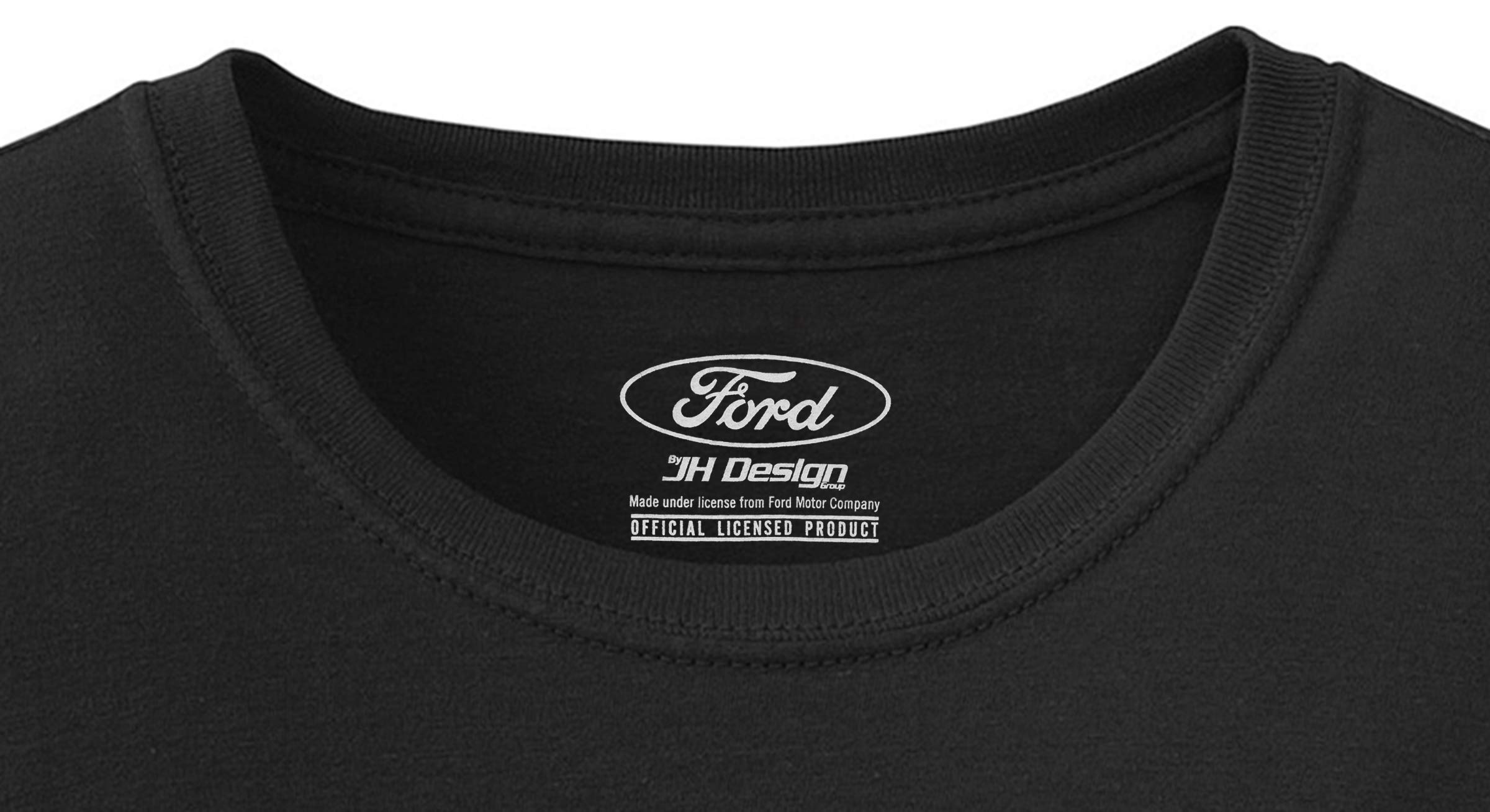 JH DESIGN GROUP Kids Ford Mustang T-Shirts Future Driver Youth Black Shirt (6, Black)